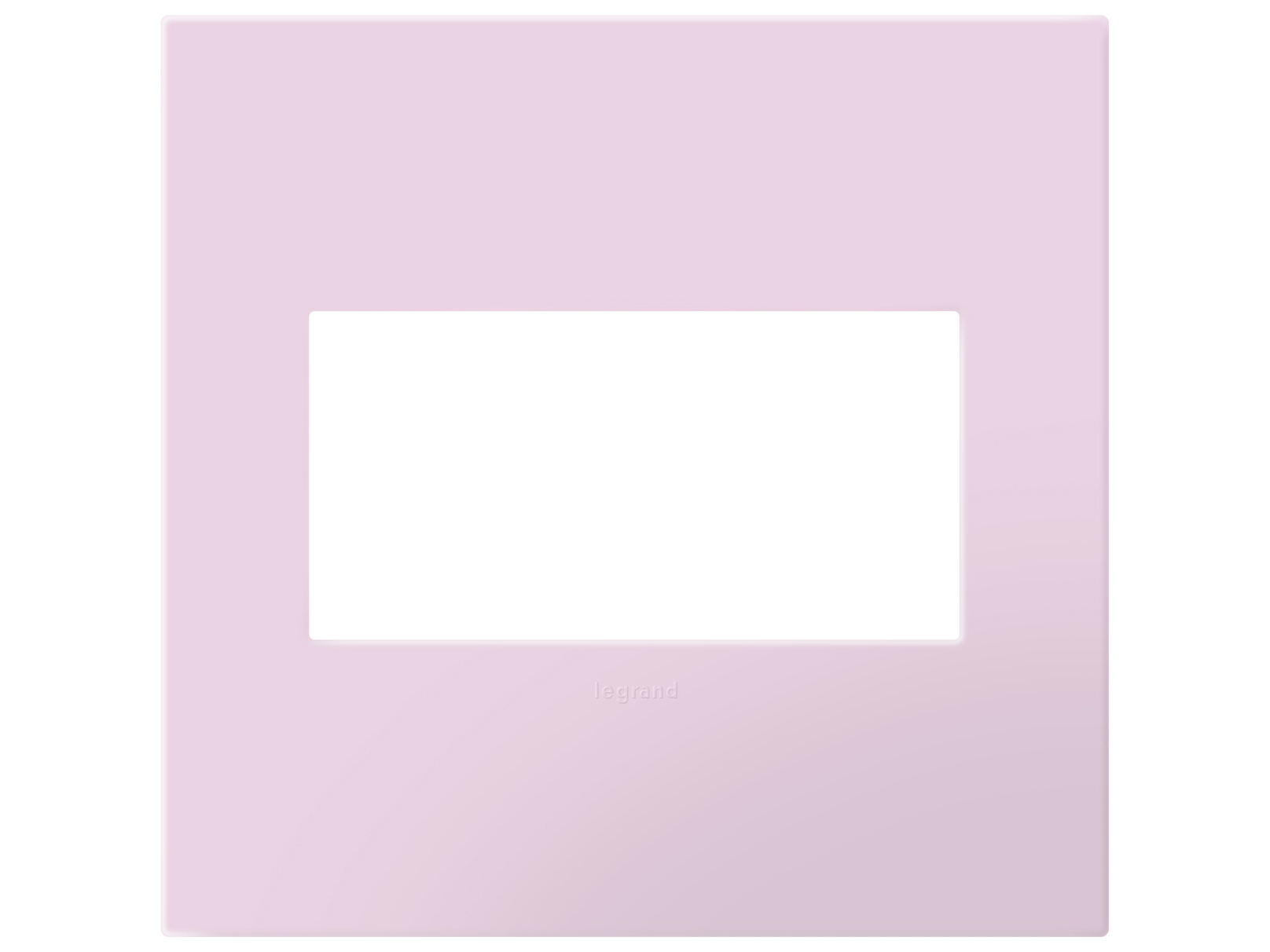 Legrand Plastics Rosa Two-Gang Screwless Wall Plate with Microban ...