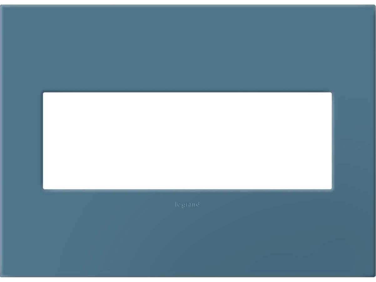 Legrand Plastics Mystic Three-Gang Screwless Wall Plate with Microban ...