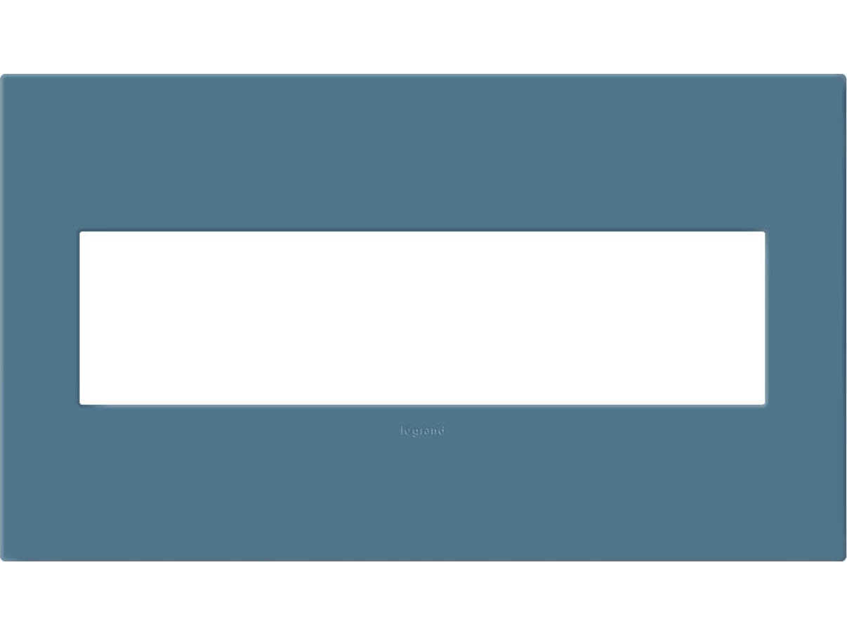 Legrand Plastics Mystic Four-Gang Screwless Wall Plate with Microban ...