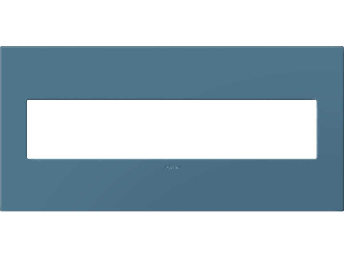 Legrand Plastics Mystic Five-Gang Screwless Wall Plate with Microban ...