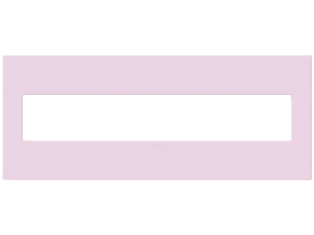 Legrand Plastics Rosa Six-Gang Screwless Wall Plate with Microban ...