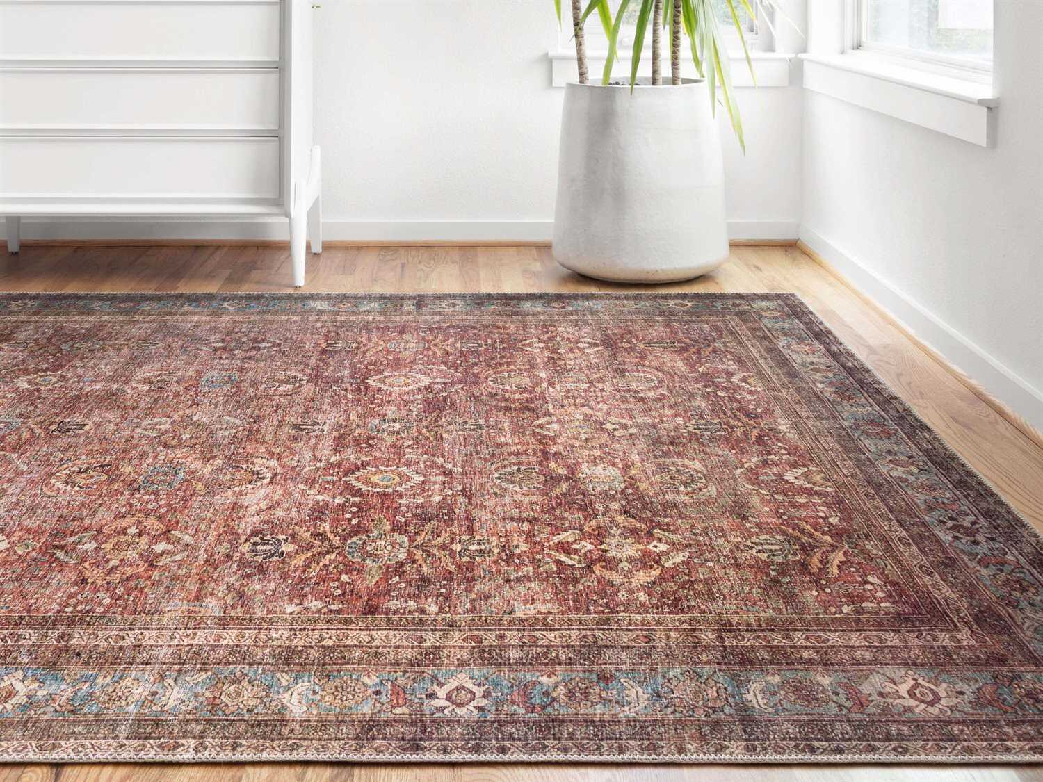 Loloi Rugs Layla Bordered Runner Area Rug | LLLAYLLAY01BKBBREC