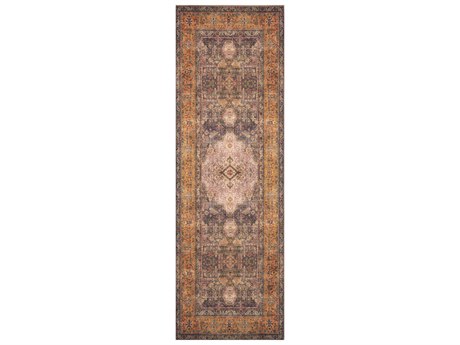 Loloi Rugs Loren LQ-02 Plum / Multi Area Rug | LLLORELQ02PLMLREC