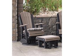 Seaside Casual Shellback Adirondack Recycled Plastic Outdoor Patio Lounge Set | SSC018SET1