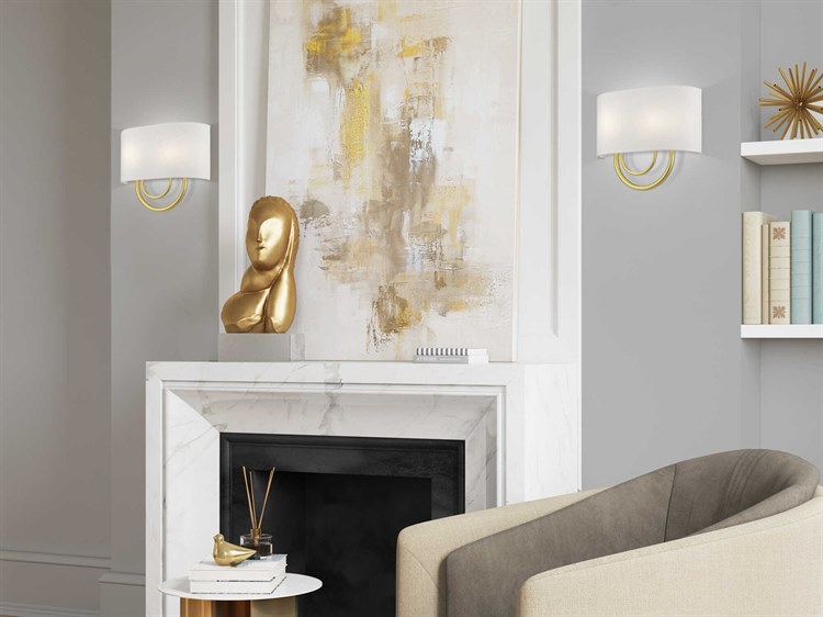 Livex Lighting Stratton 2-Light Soft Gold Wall Sconce | LV4289233