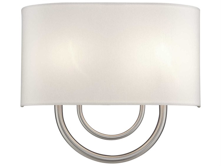 Livex Lighting Stratton 2-Light Brushed Nickel Wall Sconce | LV4289291