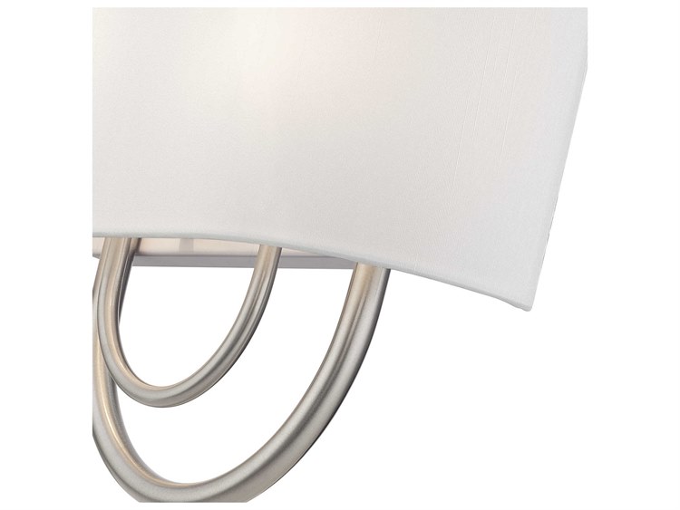Livex Lighting Stratton 2-Light Brushed Nickel Wall Sconce | LV4289291
