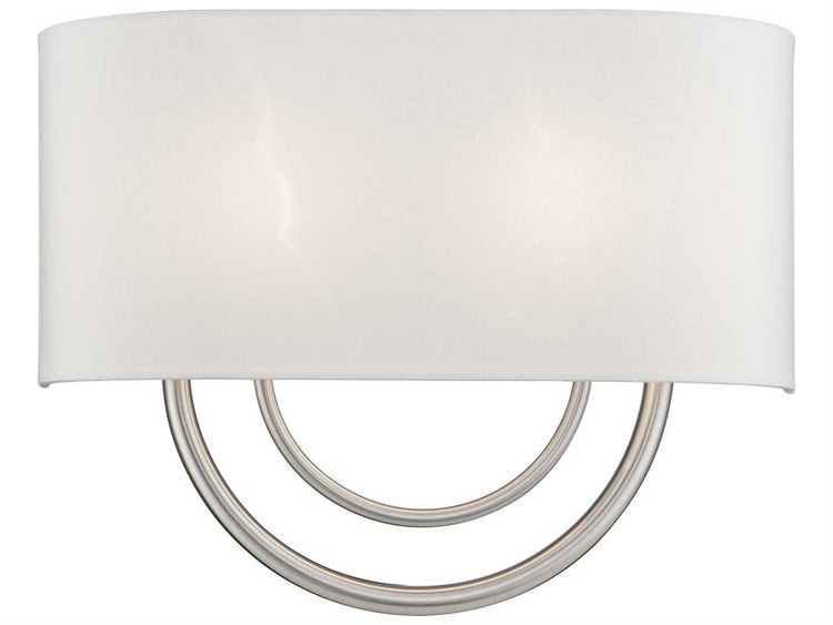 Livex Lighting Stratton 2-Light Brushed Nickel Wall Sconce | LV4289391