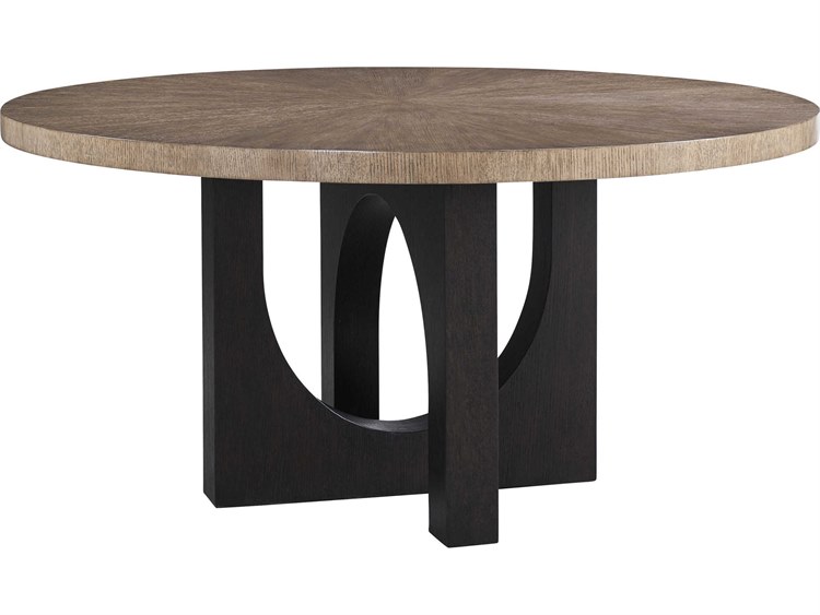 Lexington Zanzibar Round Wood Tunis Senegal Dining Table | LX010416875C