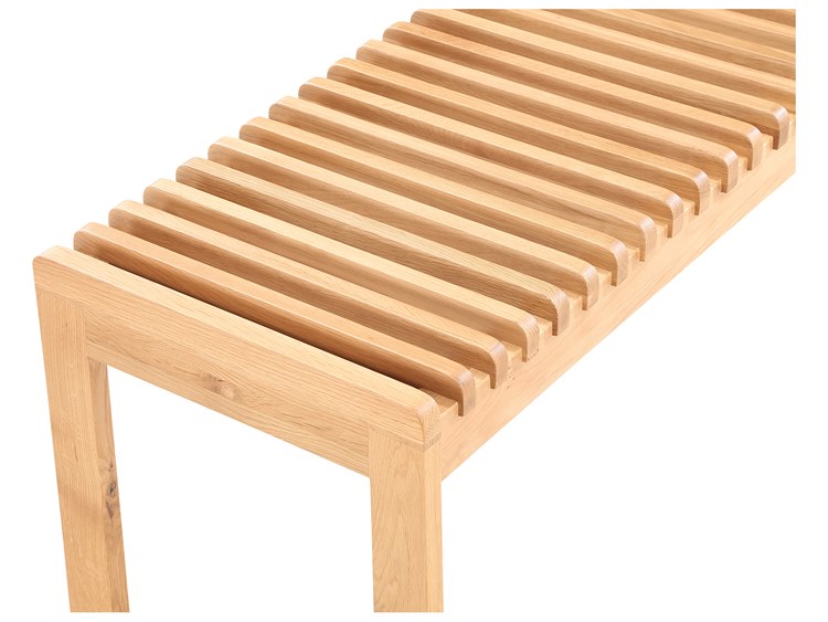 Moe's Home Rohe Natural Oak Brown Accent Bench | MEBC111324