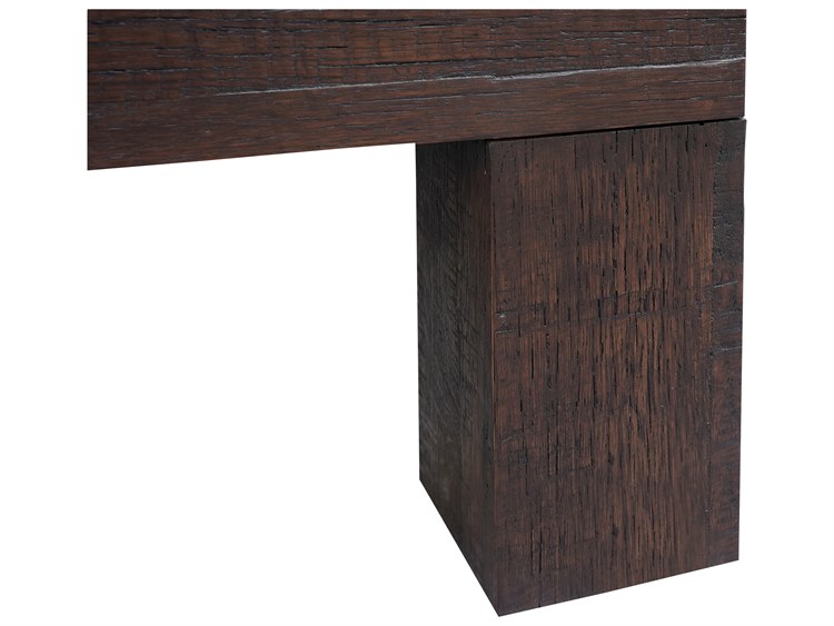 Moe's Home Evander Square Wood Rustic Brown Coffee Table | MEVL105803