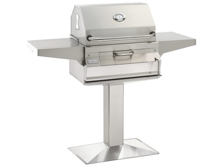 Fire Magic Charcoal Stainless Steel 30'' Built-in BBQ Grill with Smoker ...