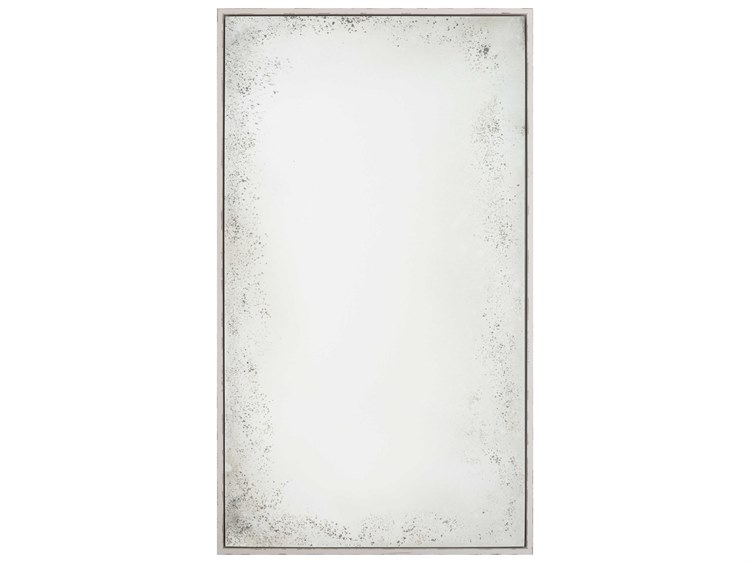 Mirror Home Rustic White Rectangular Wall Mirror | MIH20653