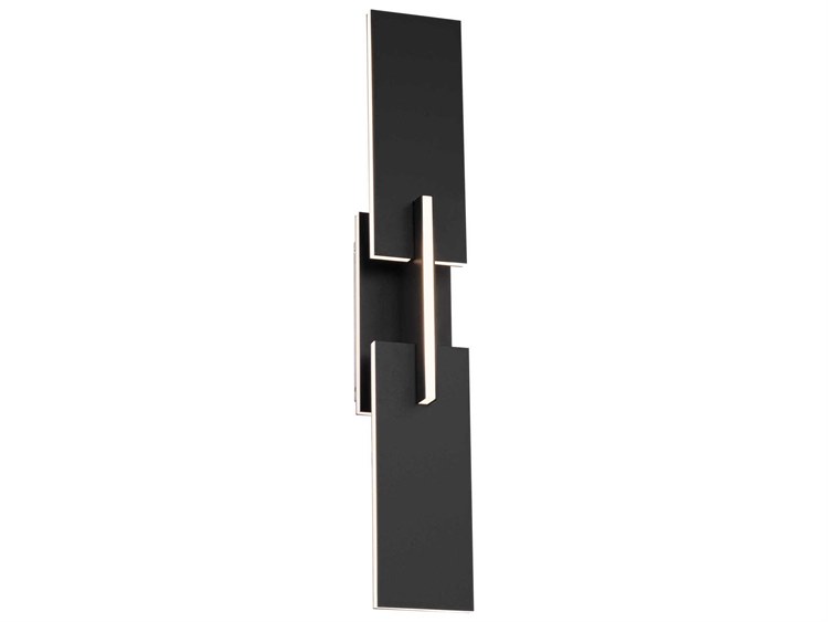 Modern Forms Amari 4-Light Black LED Wall Sconce | MOFWS79022BK
