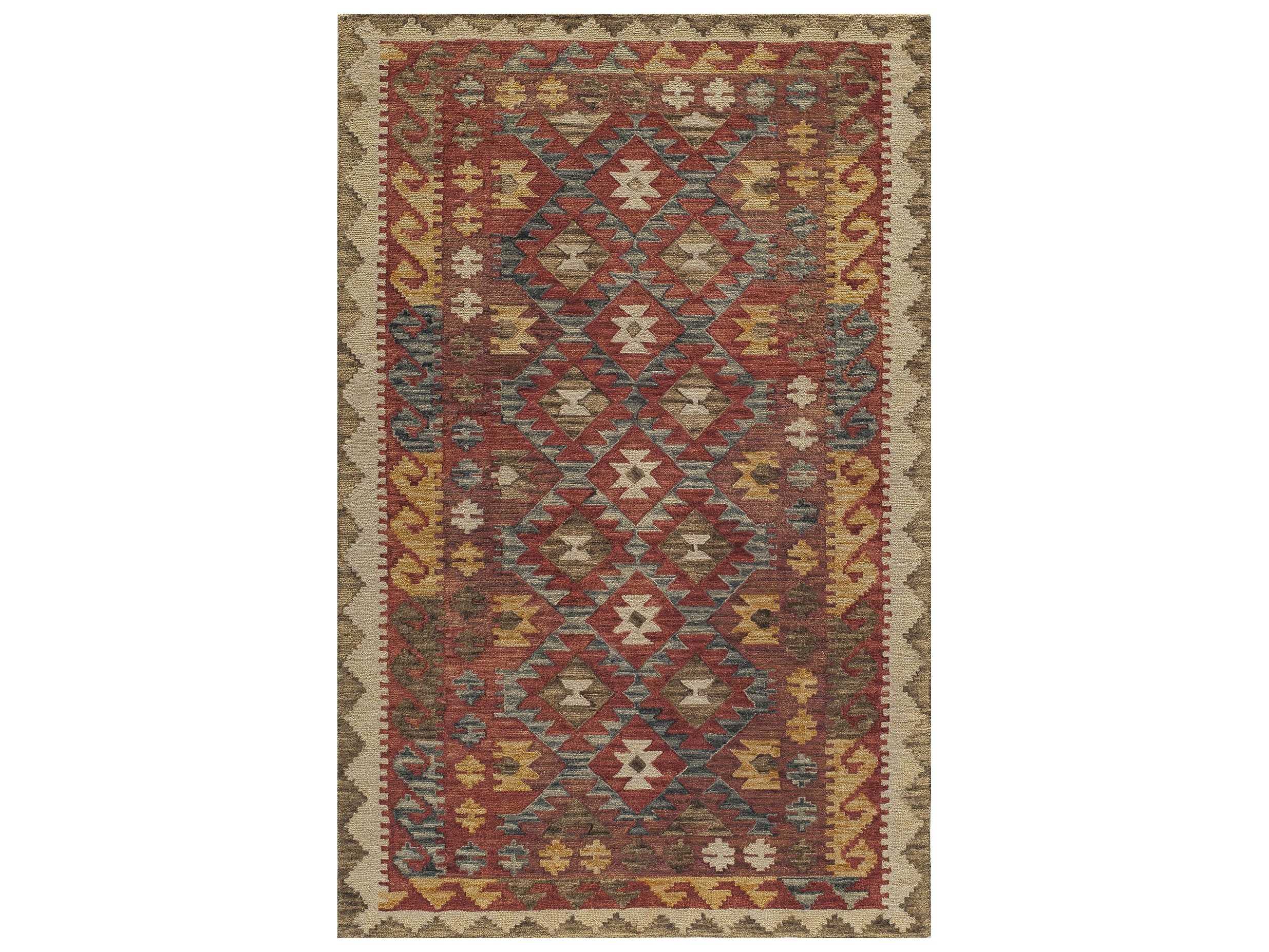 Momeni Tangier Red Area Rug | MOTANGITAN7RED