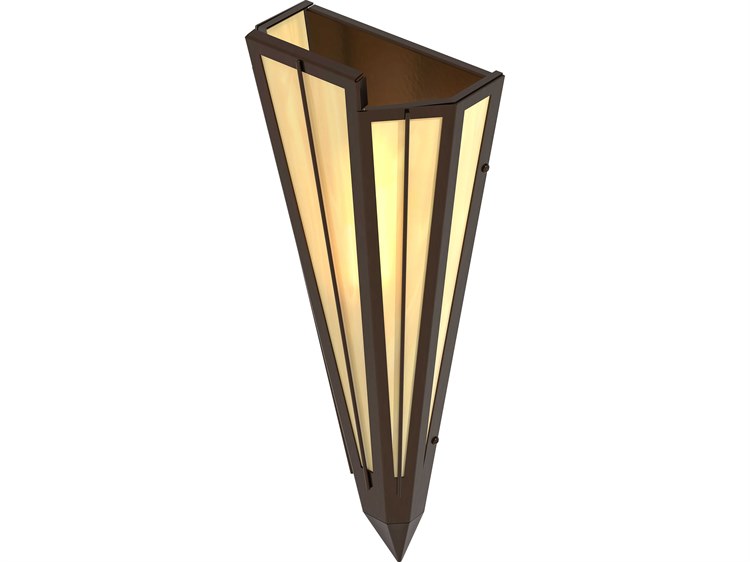 Meyda Brum 1-Light Botticino Idalight Yellow Wall Sconce | MY255599