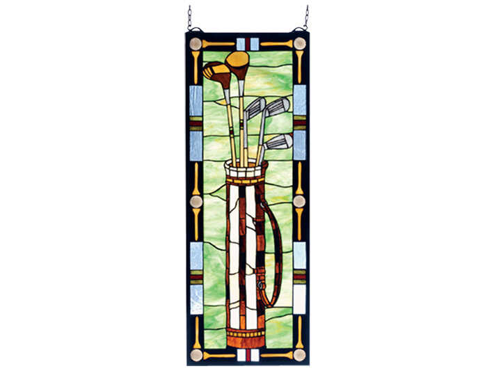 Meyda Golf Stained Glass Window | MY81472