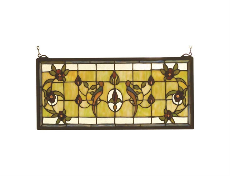 Meyda Tiffany Lancaster Stained Glass Window | MY98451