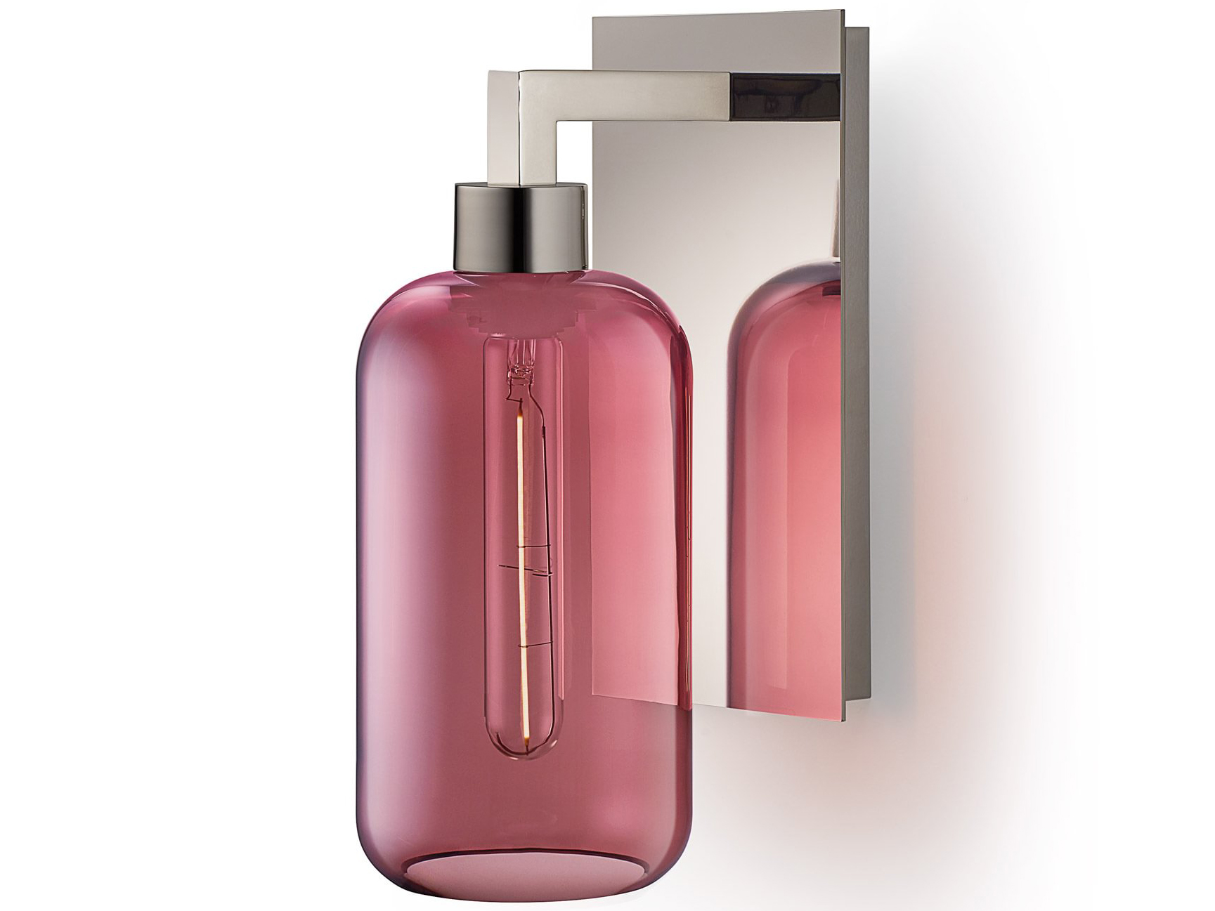 Niche Helio 1-Light Plum Purple Wall Sconce | NCHSCHELPLU