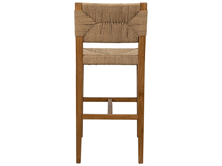 Noir Teak Wood Natural Counter Stool | NOIAE122TS