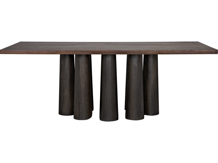 Noir Rectangular Wood Ebony Dining Table | NOIGTAB588