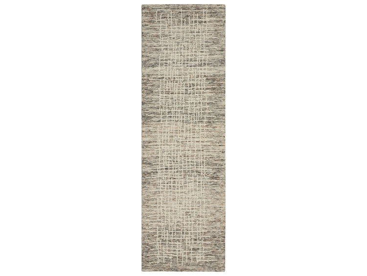 Nourison Colorado Bordered Runner Area Rug | NRCLR03IVMTCRUN