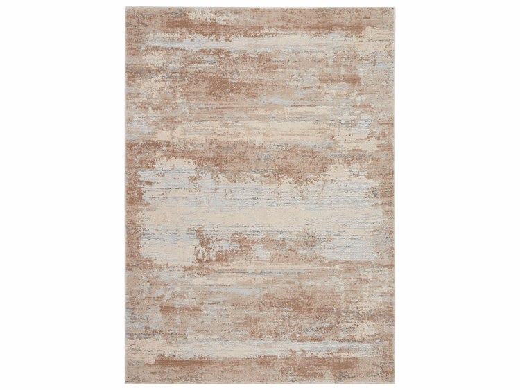 Nourison Rustic Textures Abstract Area Rug | NRRUS03BEIGE