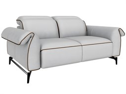 Natuzzi Editions Lima Loveseat and a Half Double Power Recliner ...