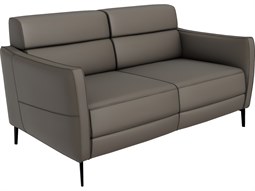 Natuzzi Editions Lima Loveseat and a Half Double Power Recliner ...
