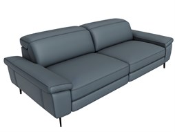 Natuzzi Editions Lima Sofa Double Power Recliner | NTZC267F46