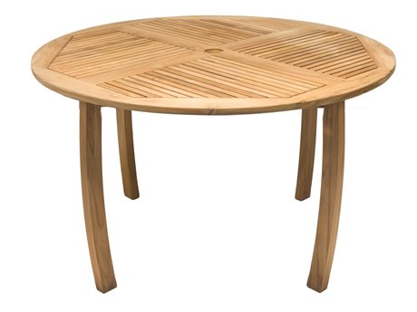 Royal Teak Collection 60'' Wide Round Drop Leaf Dining Table | RLDLT5