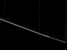 Elan Walman 1-Light Matte Black LED Linear Island Pendant | ELA84316MBK