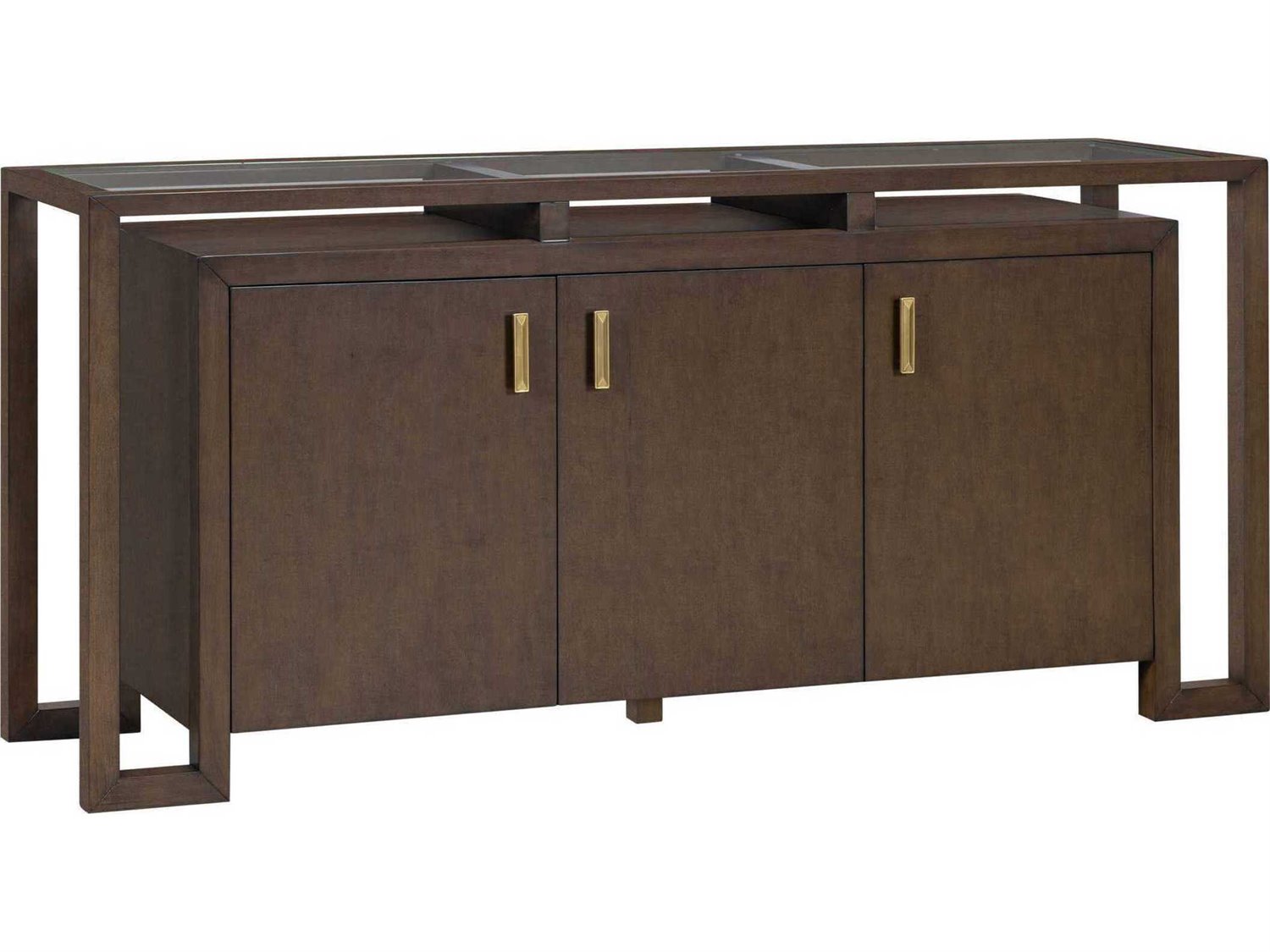 Oliver Home 80" Walnut Wood Sideboard | OLH169038