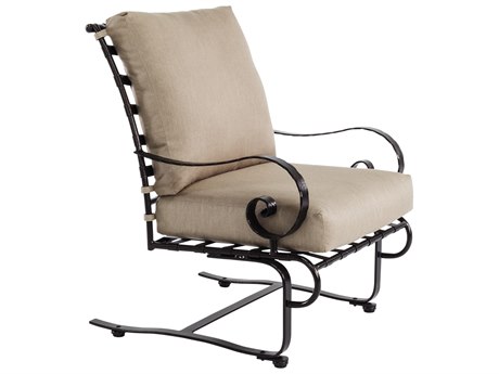 OW Lee Monterra Wrought Iron Swivel Rocker Lounge Chair | OW421SR