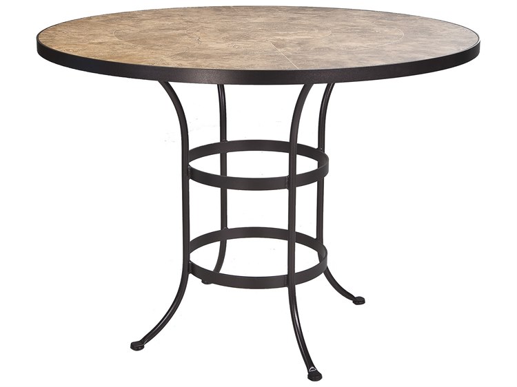 OW Lee Wrought Iron Square Counter Table Base | OWCT03BASE