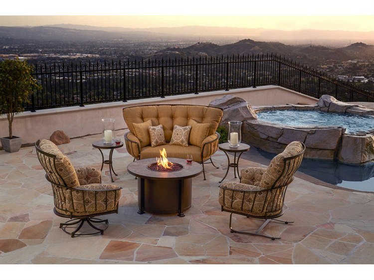 OW Lee Monterra Wrought Iron Two Seat Cuddle Chair | OW4262S