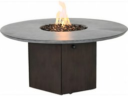 Castelle Largo Aluminum Rectangular Coffee Patio Fire Pit Table ...