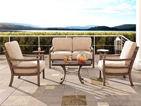 Woodard Salona Cushion By Joe Ruggiero Aluminum Lounge Set | WRSJRLS