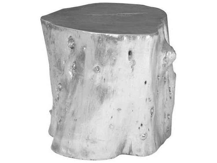 Phillips Collection 20" Silver Leaf Accent Stool | PHCPH56279