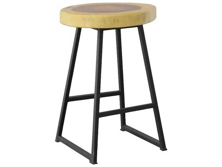 Phillips Collection Natural Black Bar Stool | PHCTH109886