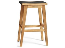 Panama Jack Graphite Wicker Cushion Outdoor Bar Stool | PJPJO1601GRYBS