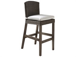 Panama Jack Graphite Wicker Cushion Outdoor Bar Stool | PJPJO1601GRYBS
