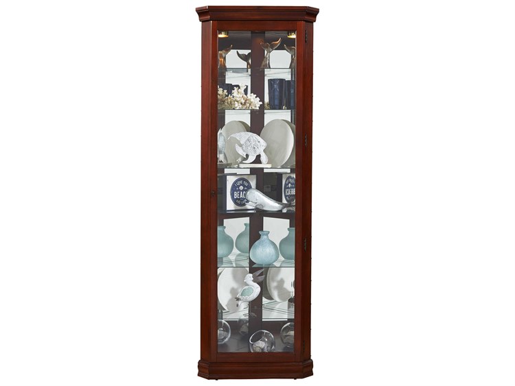 Pulaski Hardwood Victorian Brown Curio Display Cabinet | PU21001