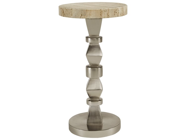 Pulaski Accents Round Marble & Metal Multi End Table | PUP301782