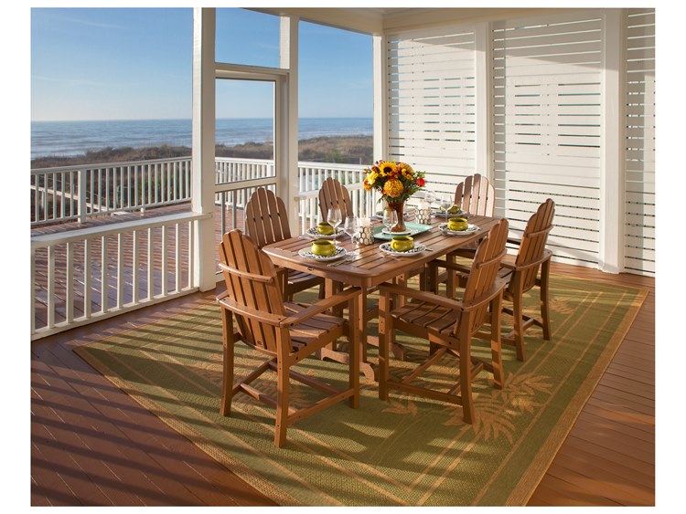 POLYWOOD® Classic Adirondack Recycled Plastic Outdoor Dining Chair ...