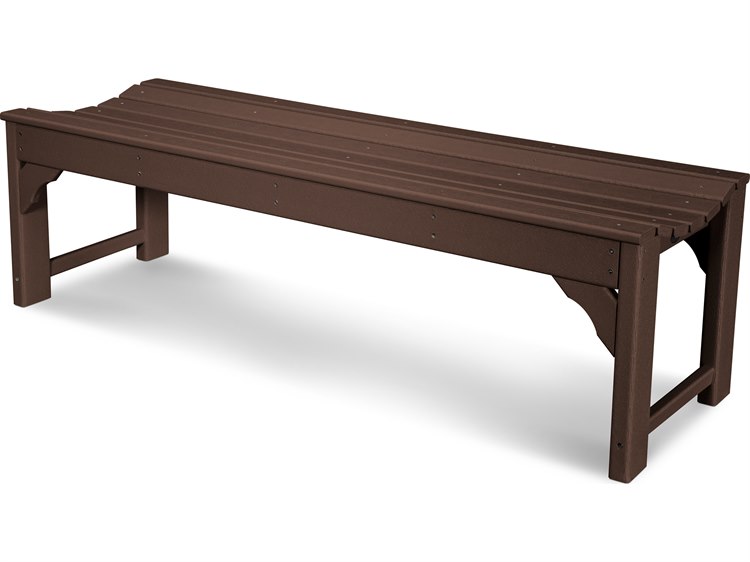 POLYWOOD® Traditional Garden Recycled Plastic Side Outdoor Bench | PWBAB148