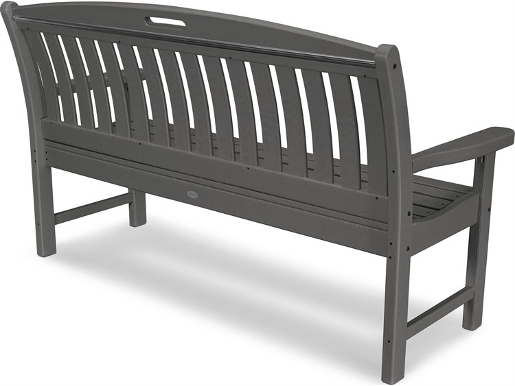 POLYWOOD® Nautical Recycled Plastic 60 Patio Bench | PWNB60