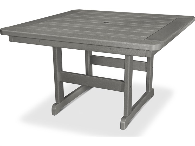 POLYWOOD® Park Recycled Plastic Square Table | PWPST48