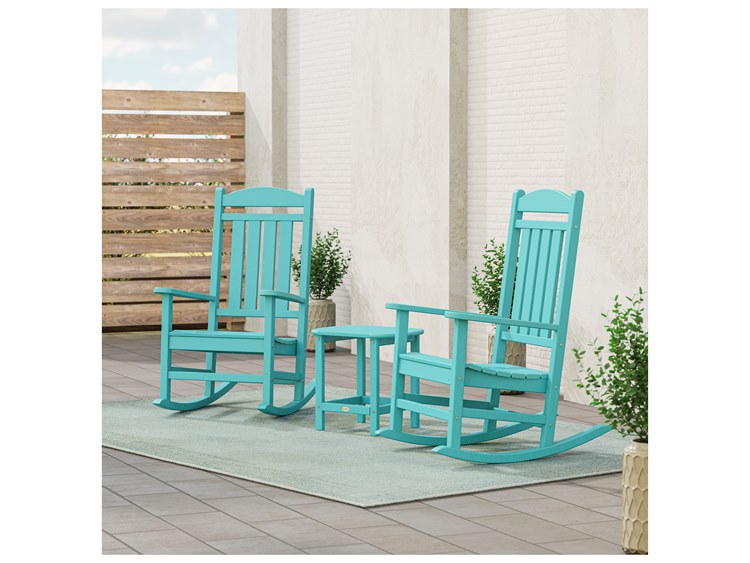 POLYWOOD® Presidential Recycled Plastic Rocker 3-Piece Set | PWPWS1661