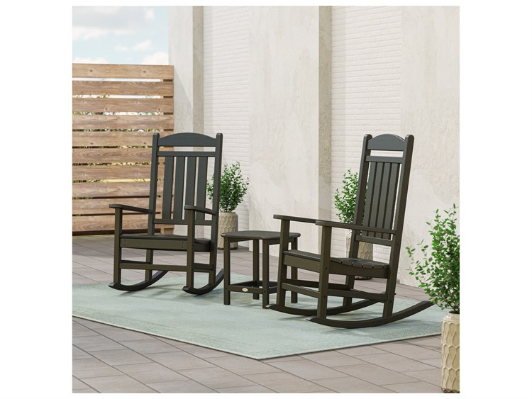 POLYWOOD® Presidential Recycled Plastic Rocker 3-Piece Set | PWPWS1661